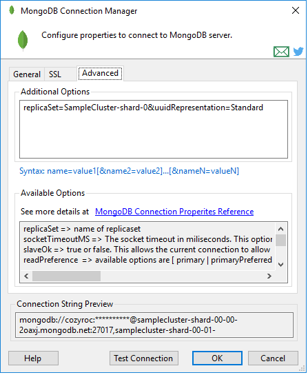 MongoDB Connection | COZYROC