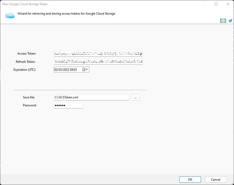 Google Cloud Storage Connection | COZYROC